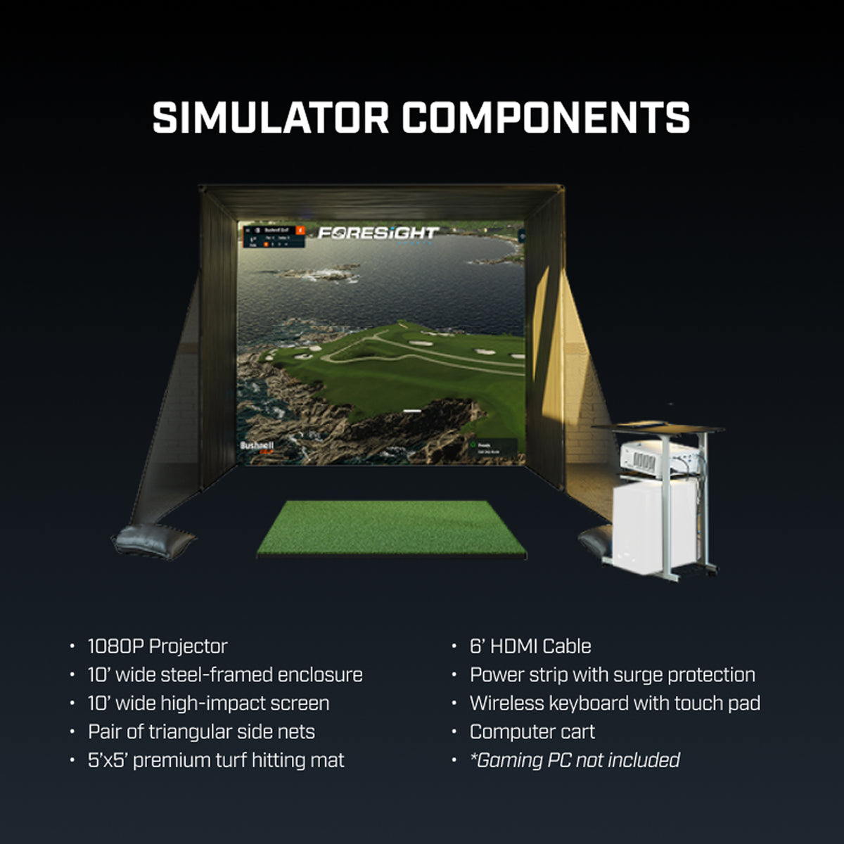 LAUNCH PRO I SIMULATOR BUNDLE – Bushnell Golf Canada